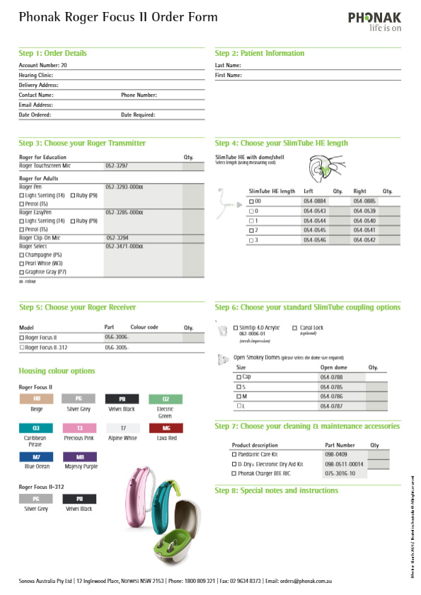 Roger – Phonak Marketing Catalogue