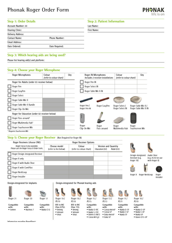 Roger – Phonak Marketing Catalogue