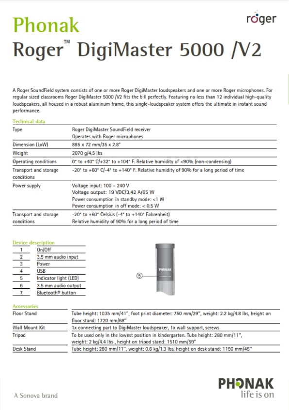 Roger – Phonak Marketing Catalogue