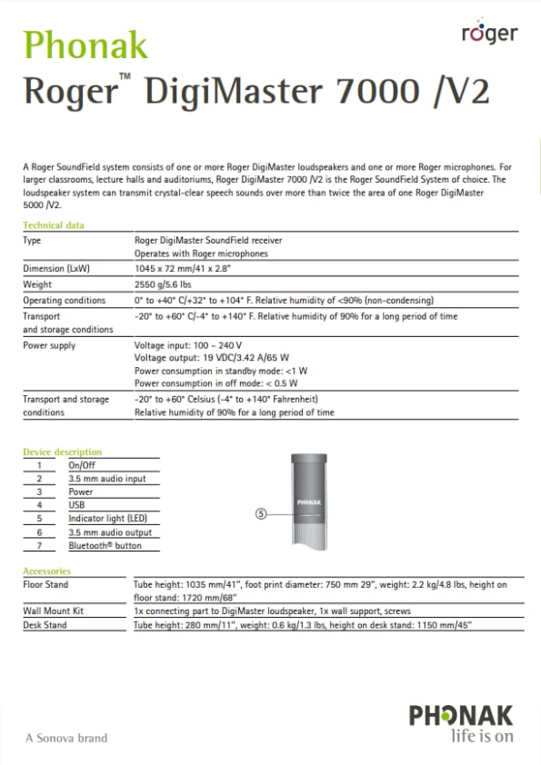 Roger – Phonak Marketing Catalogue