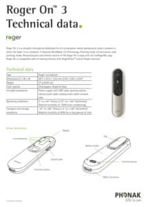 Hearing Australia - Roger - Phonak Marketing Catalogue