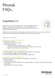 Target Software - Phonak Marketing Catalogue