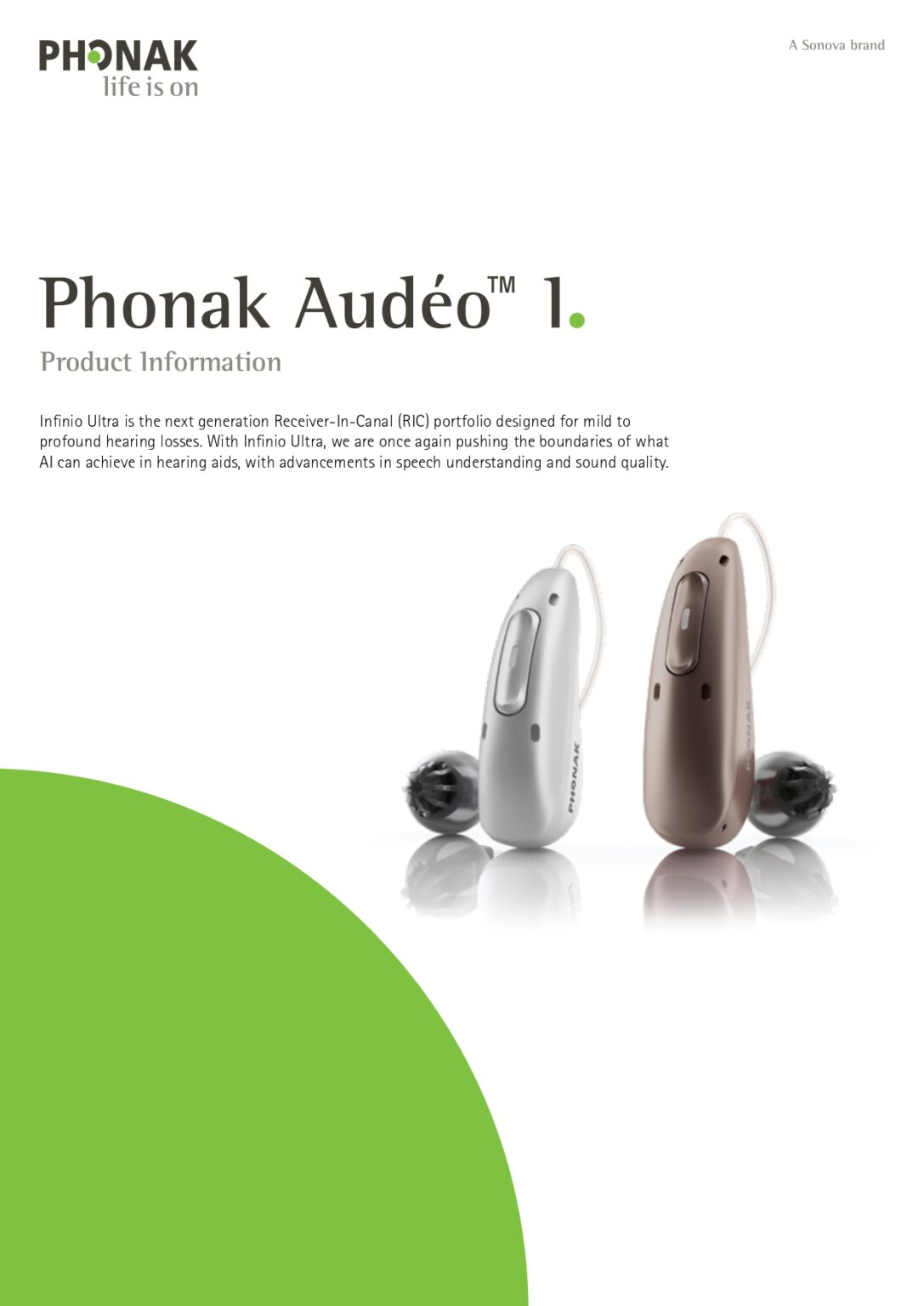 Phonak Infinio™ Hearing Aids | Phonak Marketing Catalogue