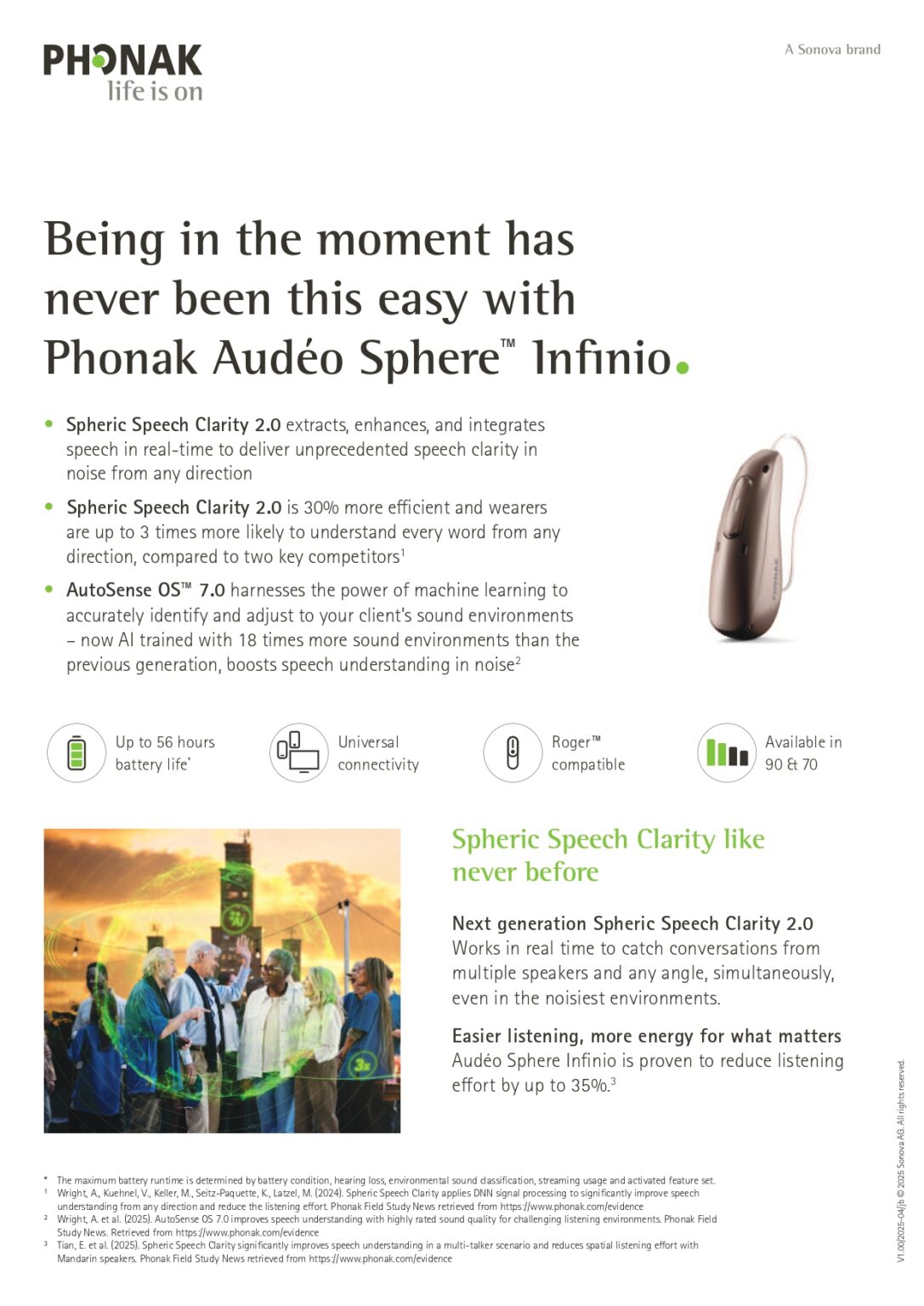 Phonak Infinio™ Hearing Aids | Phonak Marketing Catalogue