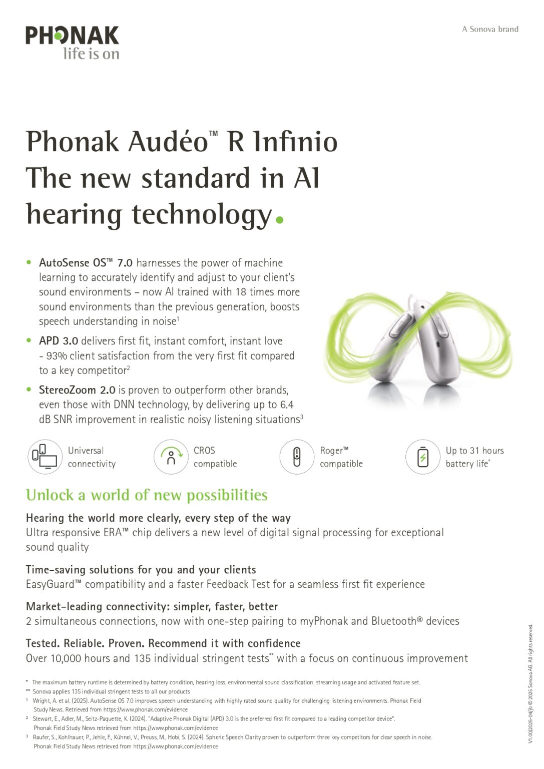 Phonak Infinio™ Hearing Aids | Phonak Marketing Catalogue